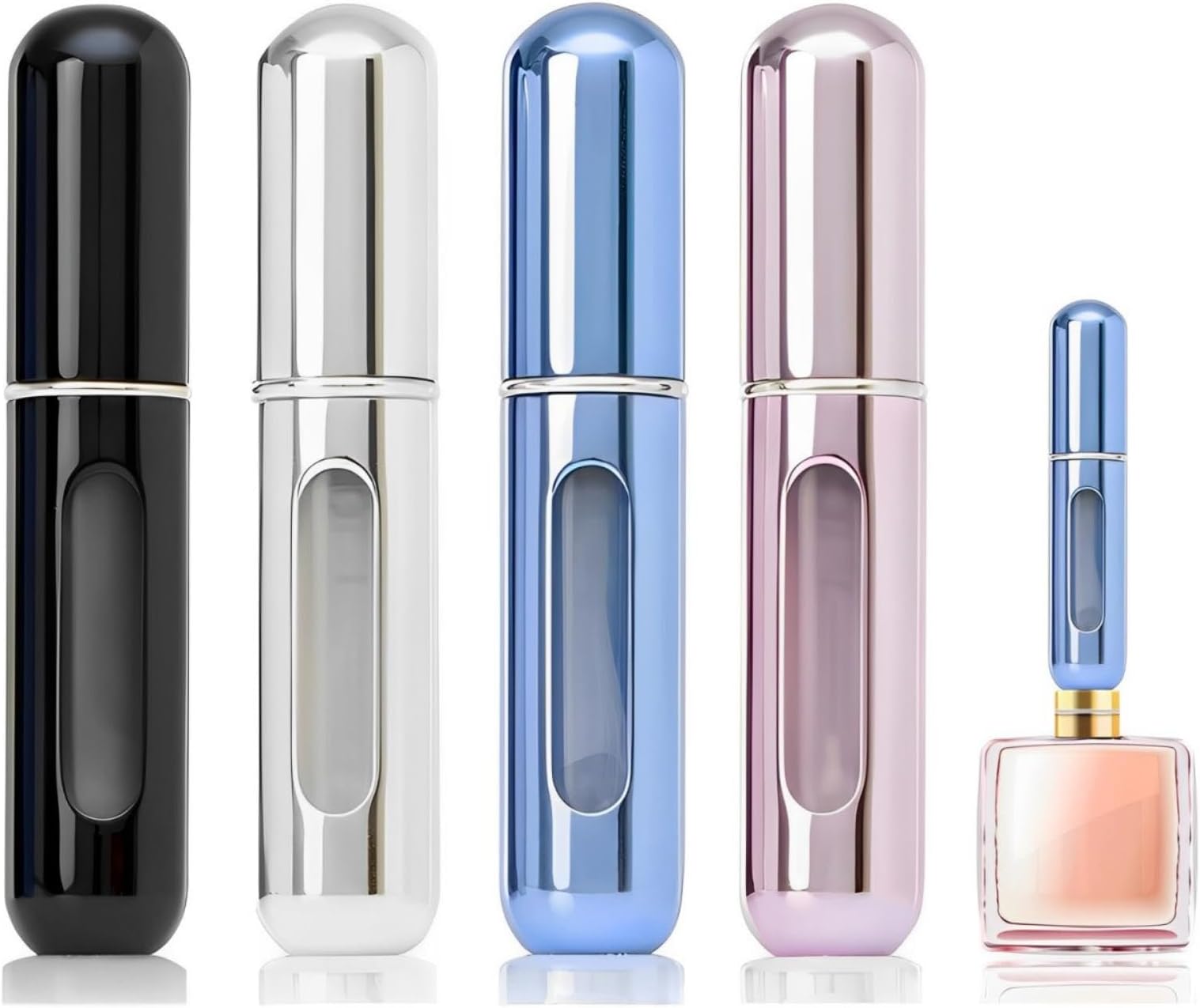 Amazon.com: Refillable Perfume Atomizer Bottle, Pocket Cologne Sprayer ...