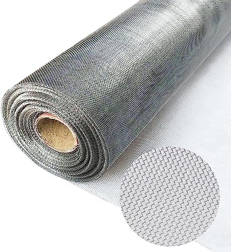 foriy 304 Stainless Steel Screen Metal Window Screen Mesh Roll Sturdy ...