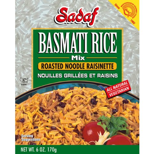 Amazon.com : Basmati Rice Mix (Roasted Noodle Raisinette) - 6oz [12 ...