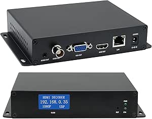 Amazon.com: ORIVISION H.265 4K HDMI VGA CVBS Video Audio Decoder, IP ...