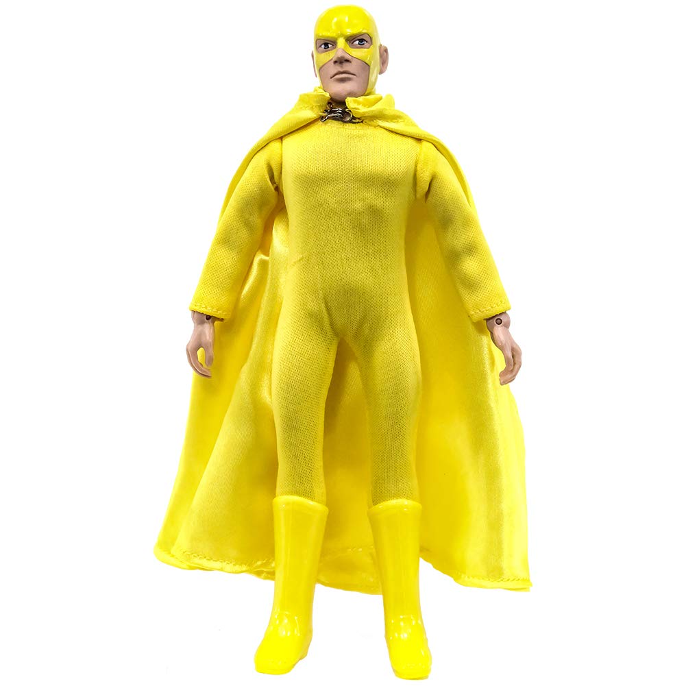 Amazon.com: Yellow Superhero 8 Inch Retro Style Action Figure : Toys ...