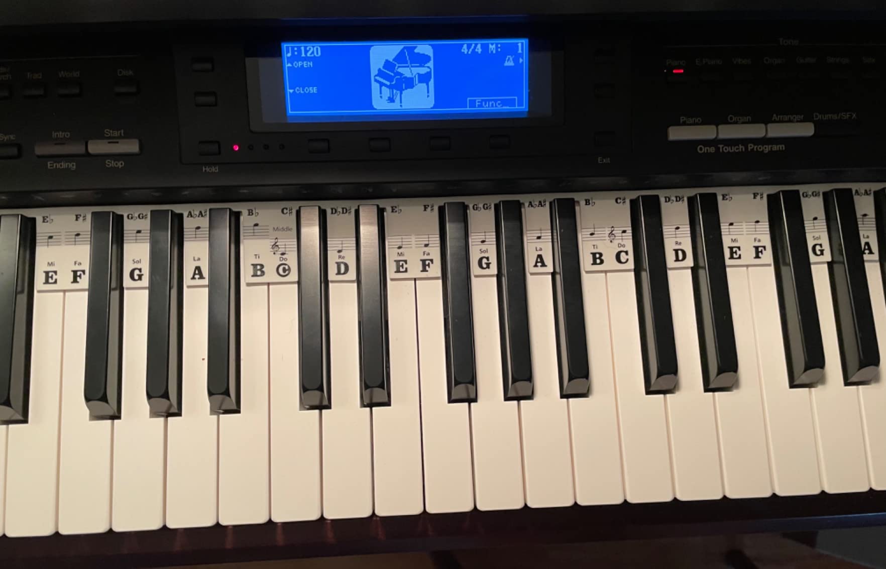 $3/mo - Finance Piano Keyboard Stickers,Piano Keyboard Stickers Rakes ...