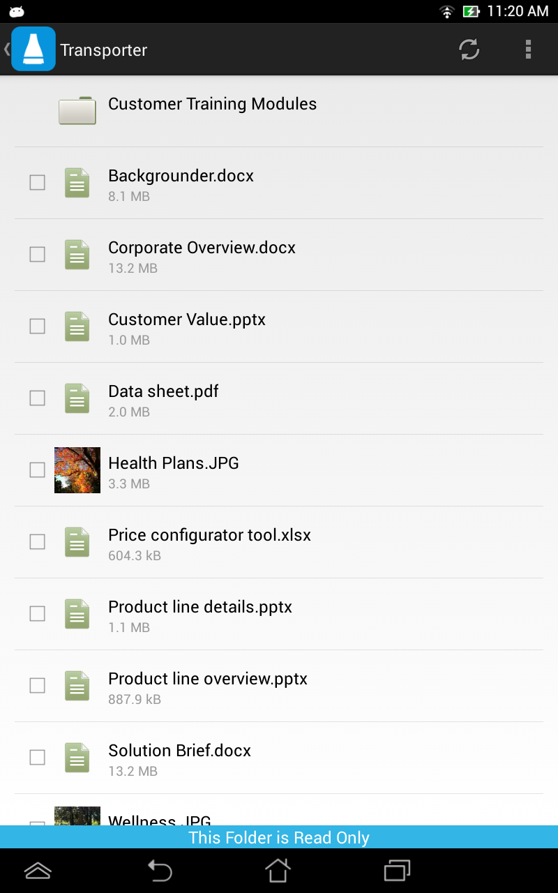 Transporter - App on Amazon Appstore