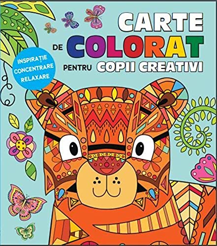 Carte De Colorat Pentru Copii Creativi: Frances Evans: 9786063325243 ...