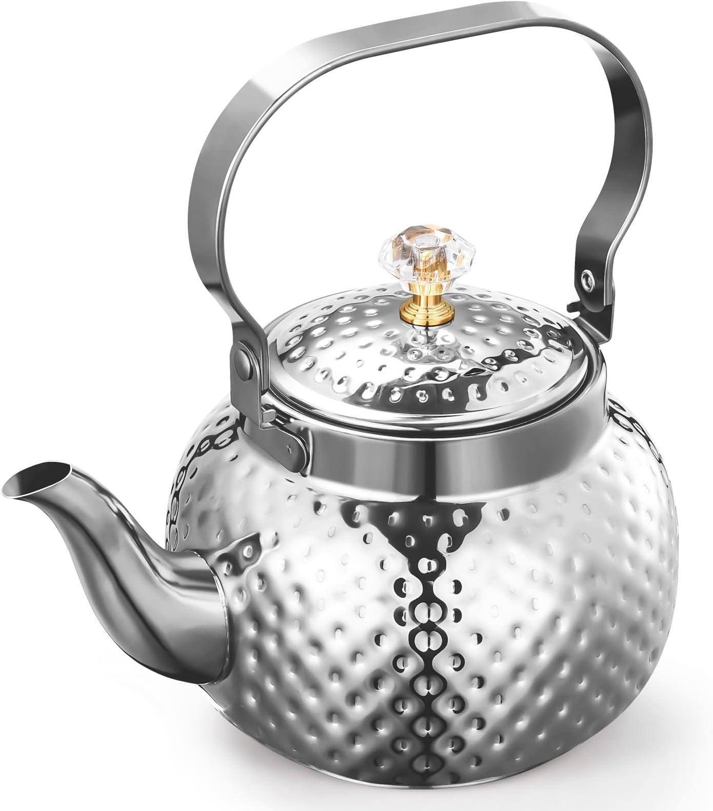 Amazon.com | Belissy, 0.5 L Stainless Steel Teapot - Coffee Pot Teapot ...