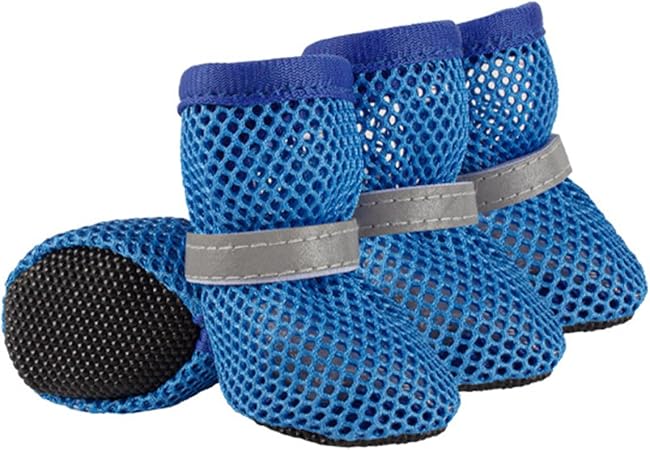 Amazon.com : HDKUW 4PCS Dog Shoes for Hot Pavement - Breathable Mesh ...