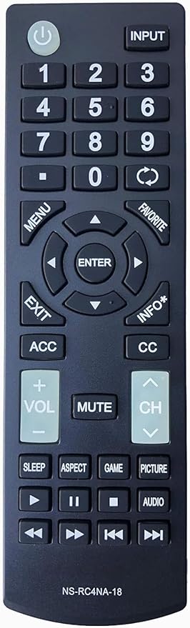 Amazon.com: Universal NS-RC4NA-18 Remote Control Compatible with All ...
