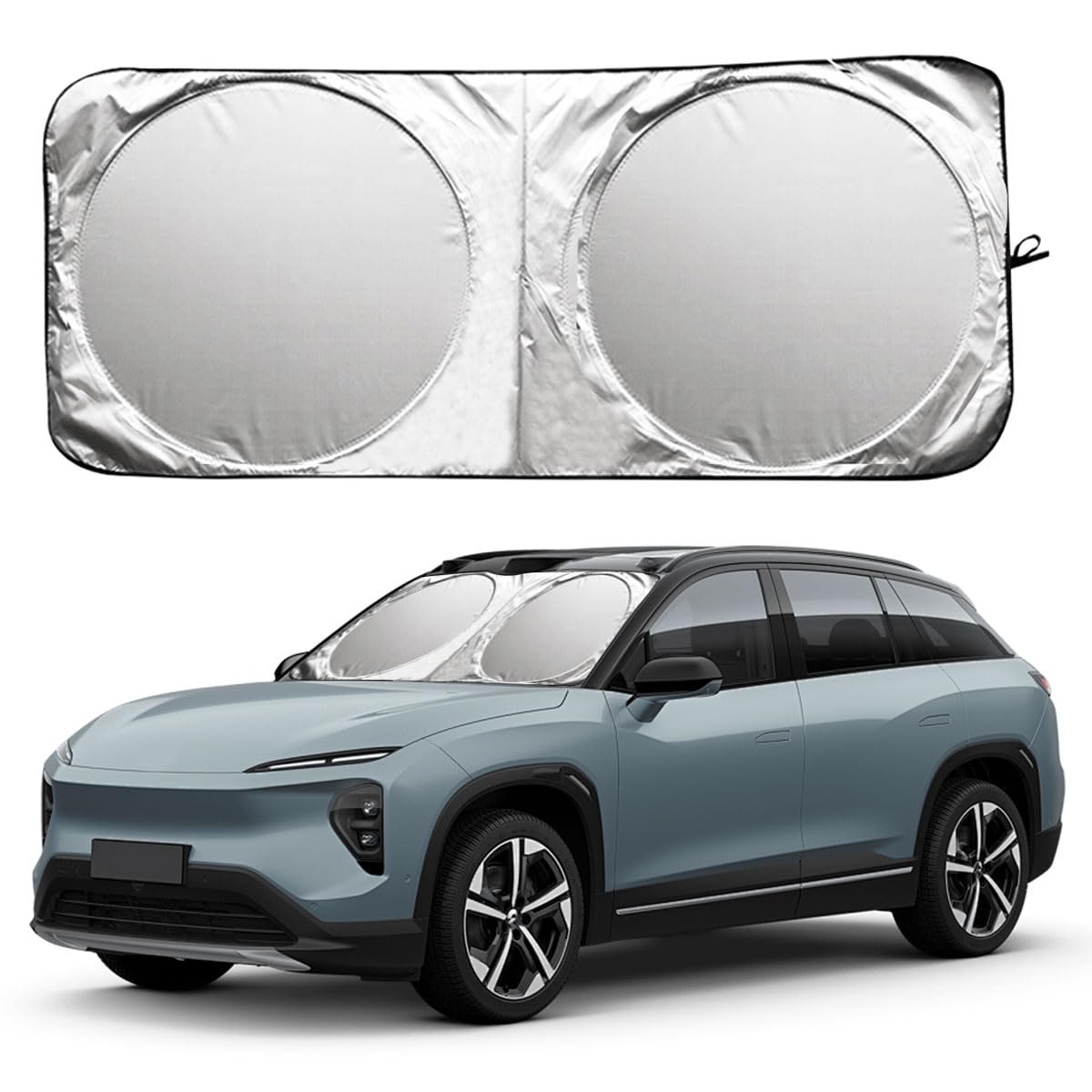 Amazon.com: Car Windshield Sun Shade, Cool Reflective Sun Blocker ...