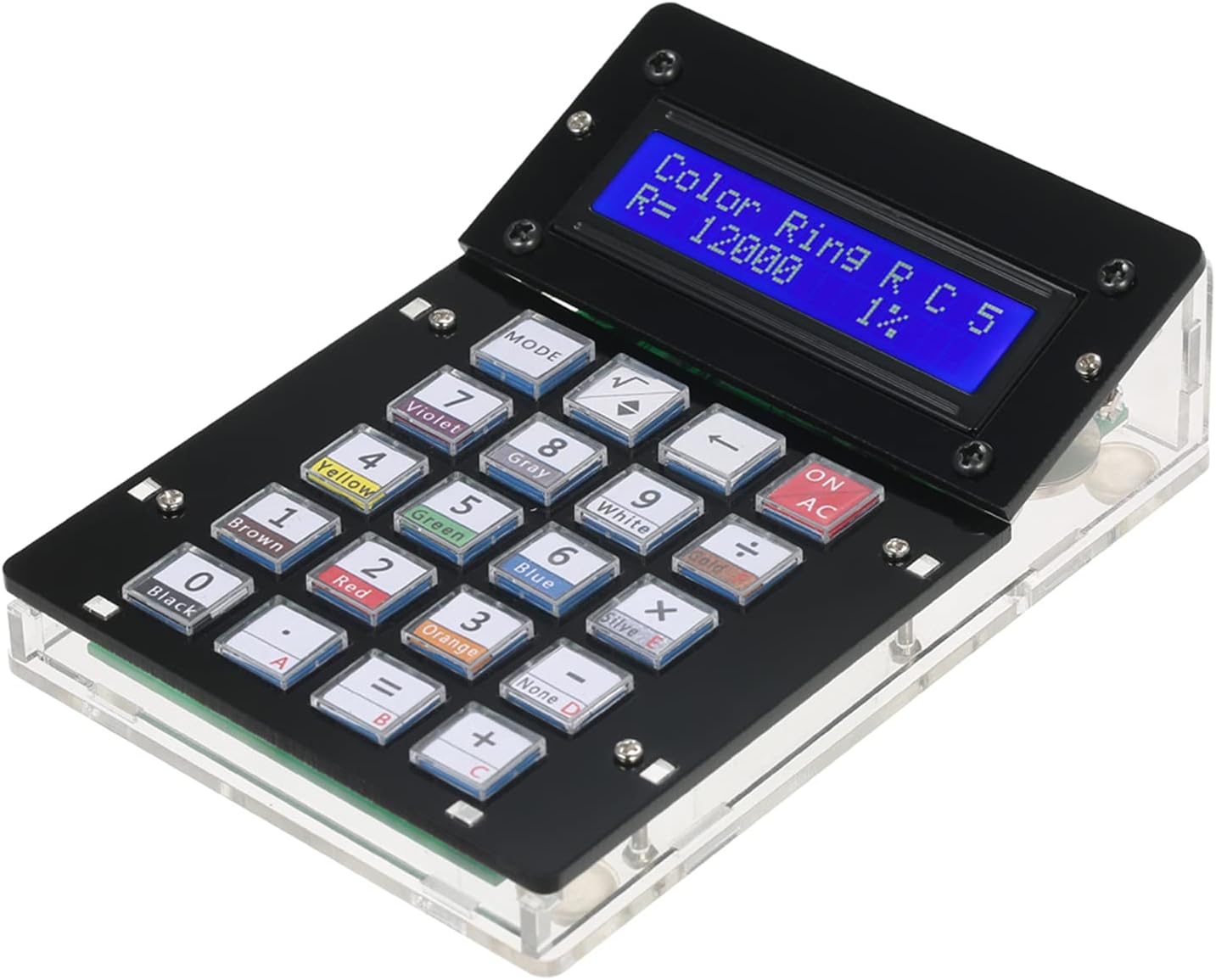 Weytoll Calculator Counter Kit DIY with Acrylic Case LCD Display Multi ...