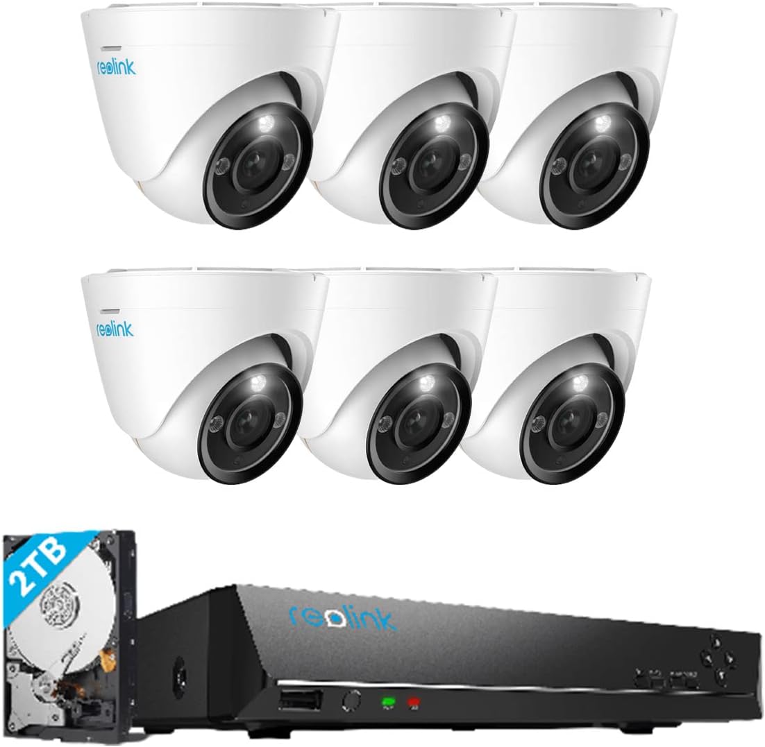 Amazon.com : REOLINK 12MP PoE IP Camera Outdoor, 93° Wide Angle Dome ...