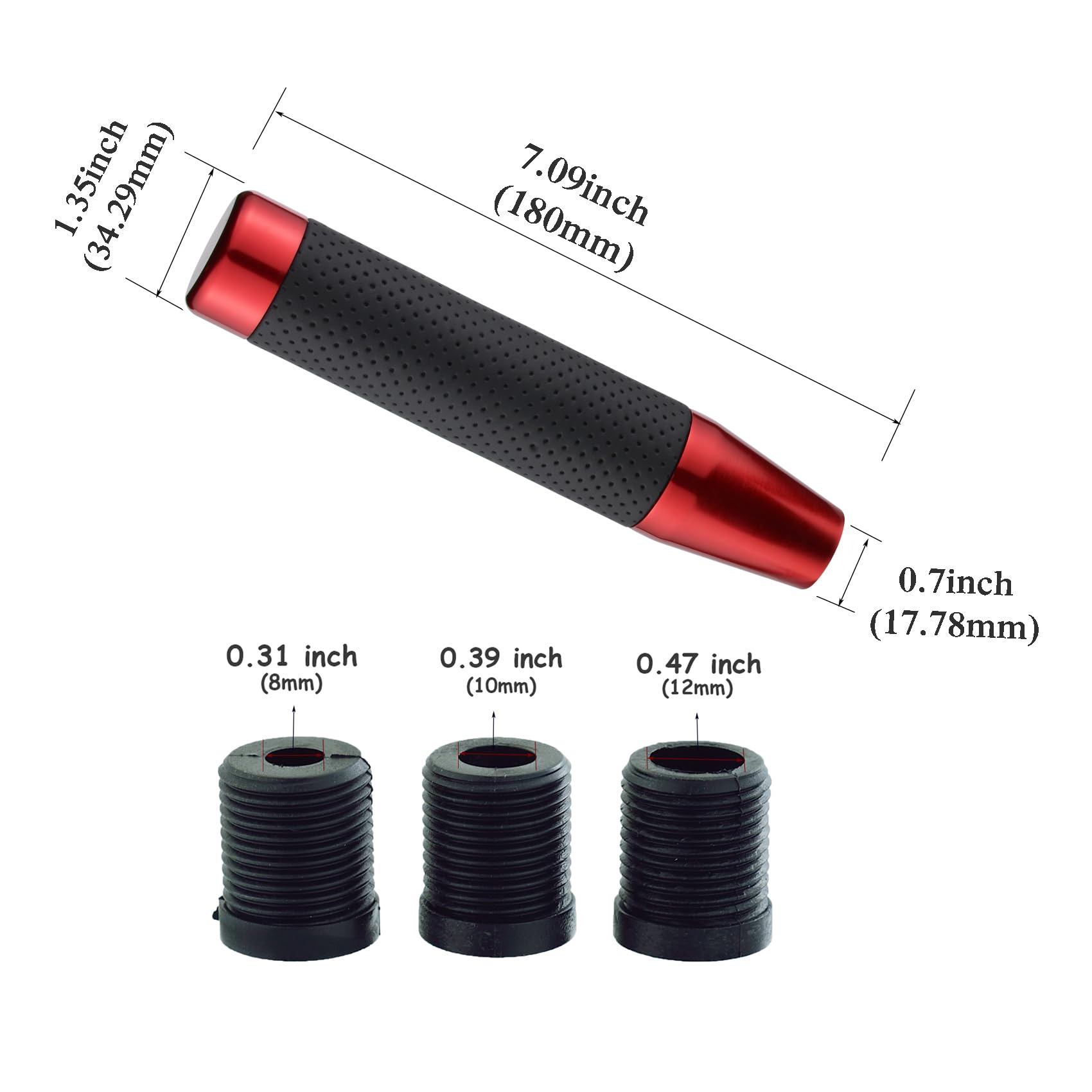 Snapklik.com : Abfer Tall Shift Knob Car Long Shifting Head Replace ...