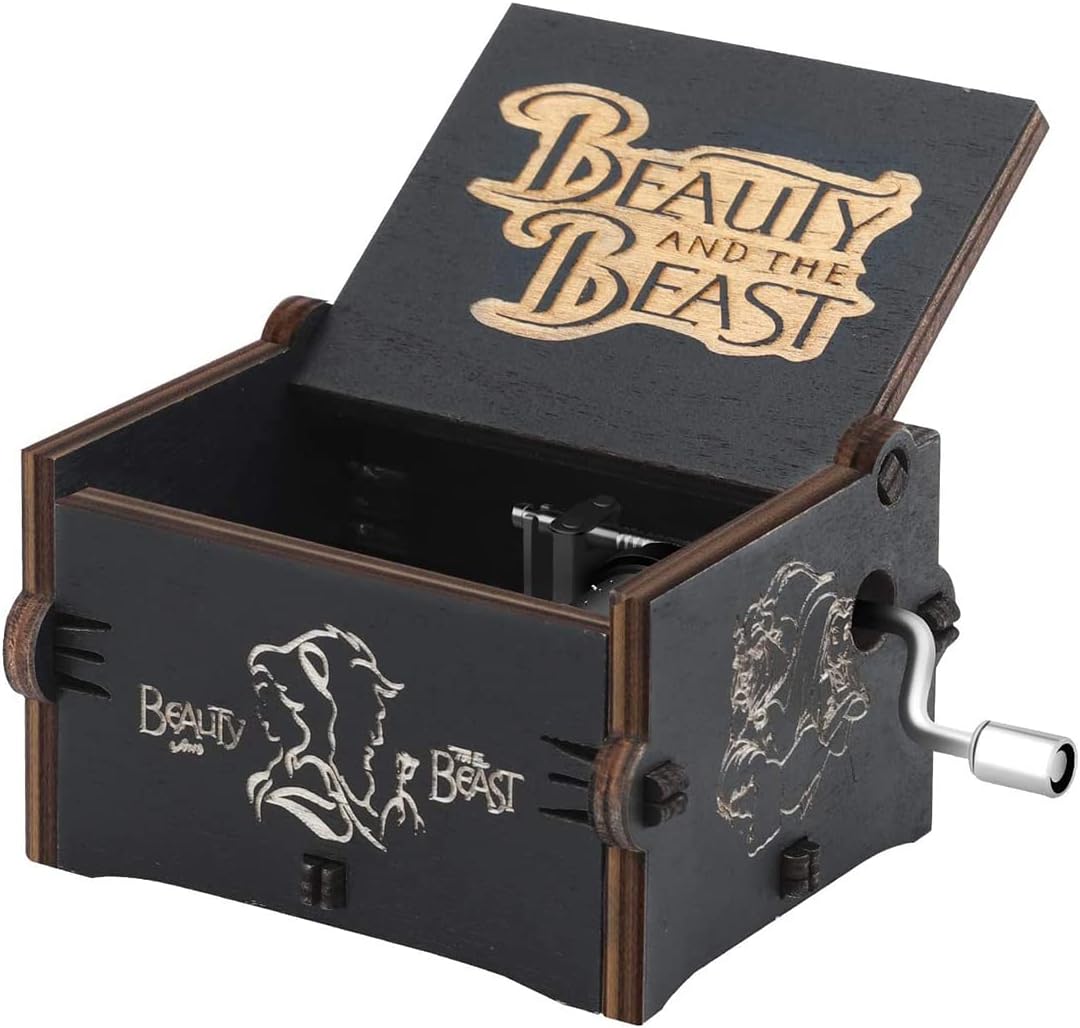 Amazon.com: Kcikn The Beast Hand-Crank Music Box for Him Her, Small ...