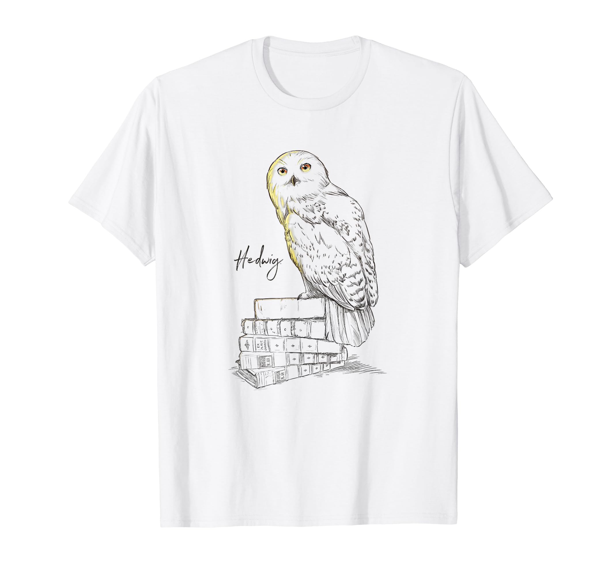 Amazon.com: Harry Potter Hedwig Harry's Pet Owl Sketch Chest Portrait T ...