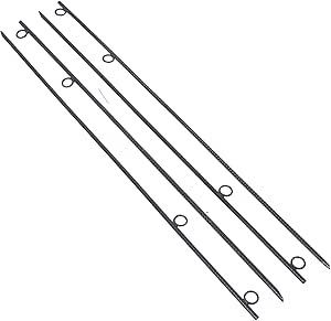 Amazon.com : 4 Pack Rebar Stakes with Loop - 5/8x 55.5” Steel Durable ...