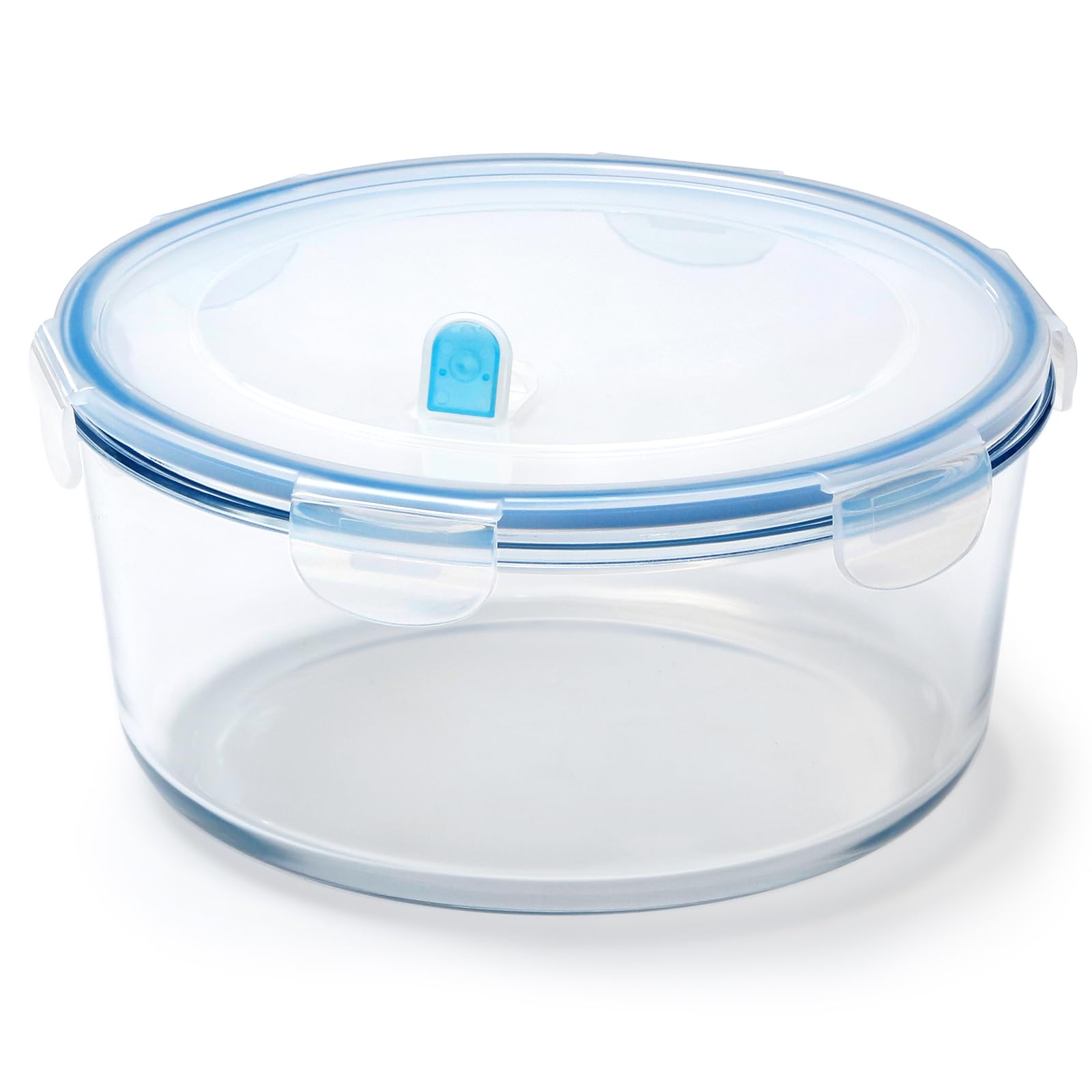 Amazon.com: NUTRIUPS 2.8L Glass Food Storage Containers Set, Round Meal ...