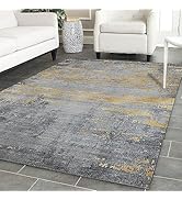 Amazon.com: Eroyat Modern Indoor Slim Area Rug,5x7 Feet Large Living ...