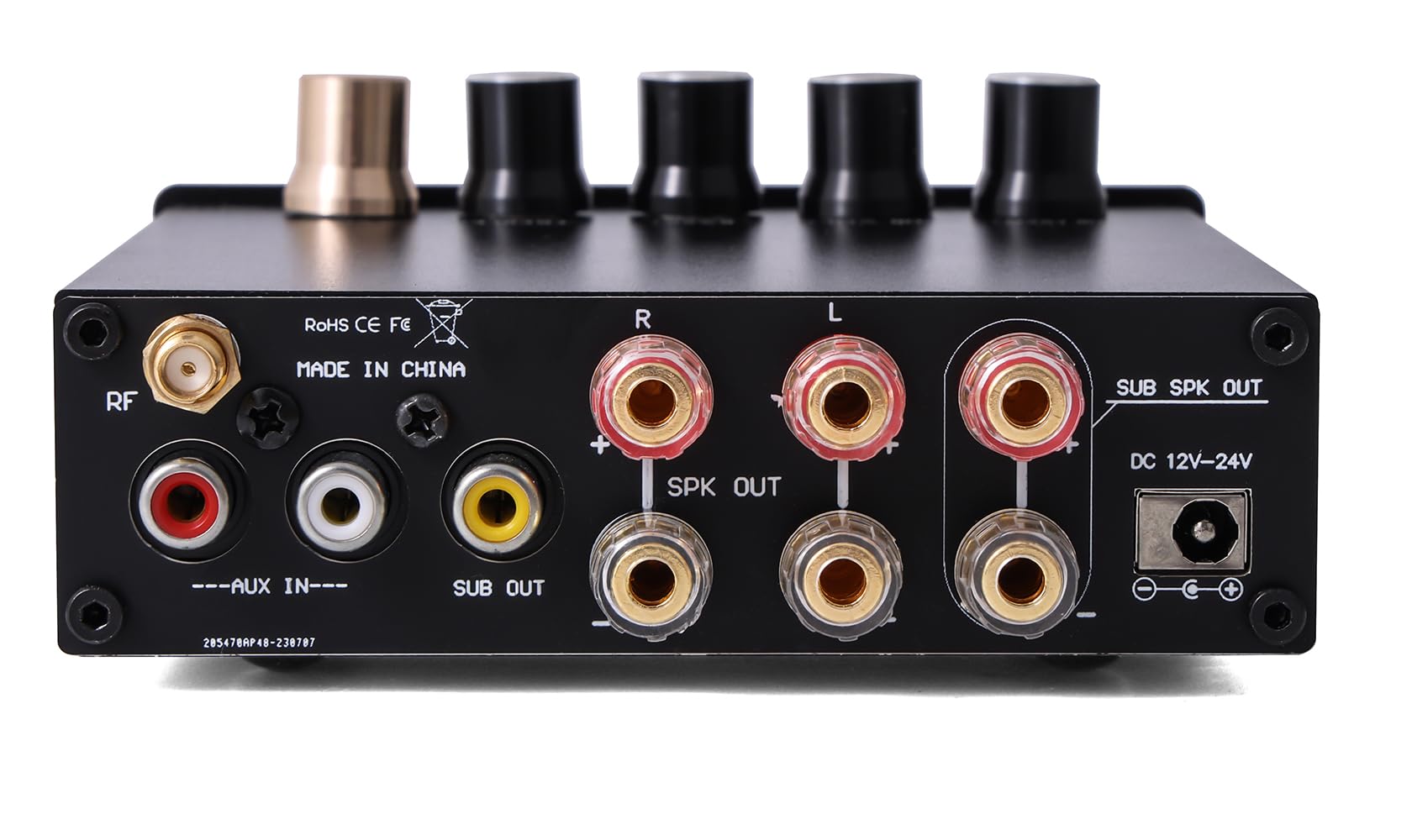 Amazon.com: XRONG Bluetooth 5.1 Power Amplifier 100Wx2+100W Stereo HiFi ...