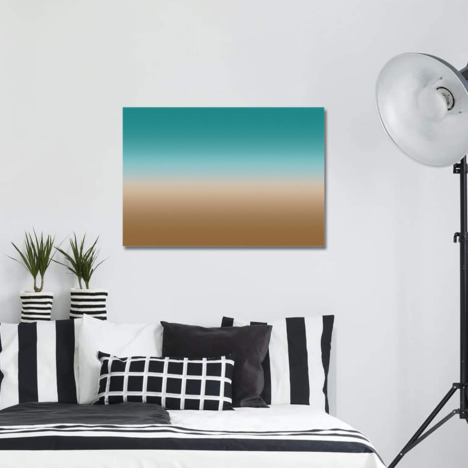 Turquoise And Brown Painted Bedrooms