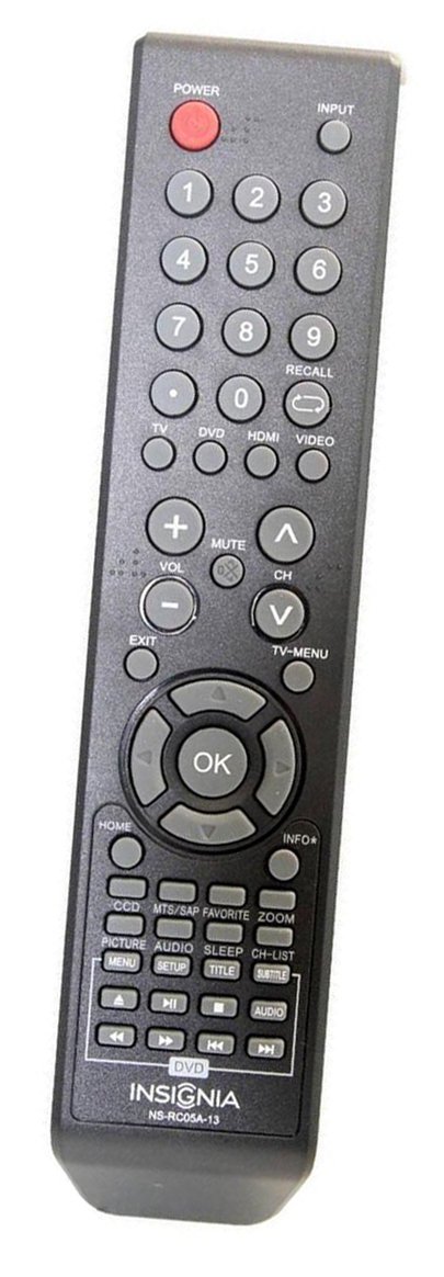 Snapklik.com : Insignia Ns-rc05a-13 Ns-rc04a-12 Dvd Combo TV Remote For ...