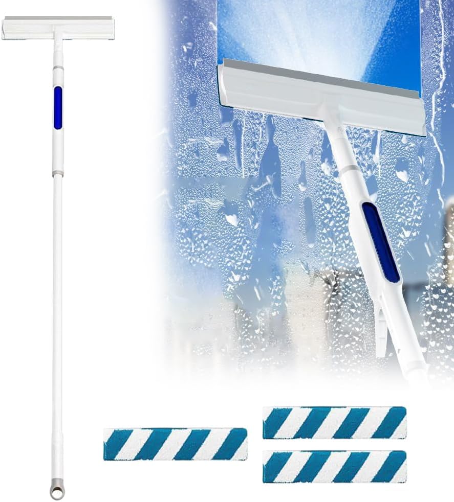 Amazon.com: Squeegee for Window Cleaning with Spray, Double-Sided Spray Window Cleaner, Spray ...