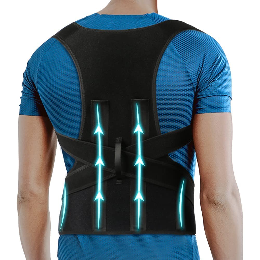 Buy EKTAELITE Rehab Neoprene Posture Corrector With Two Metallic Plates ...