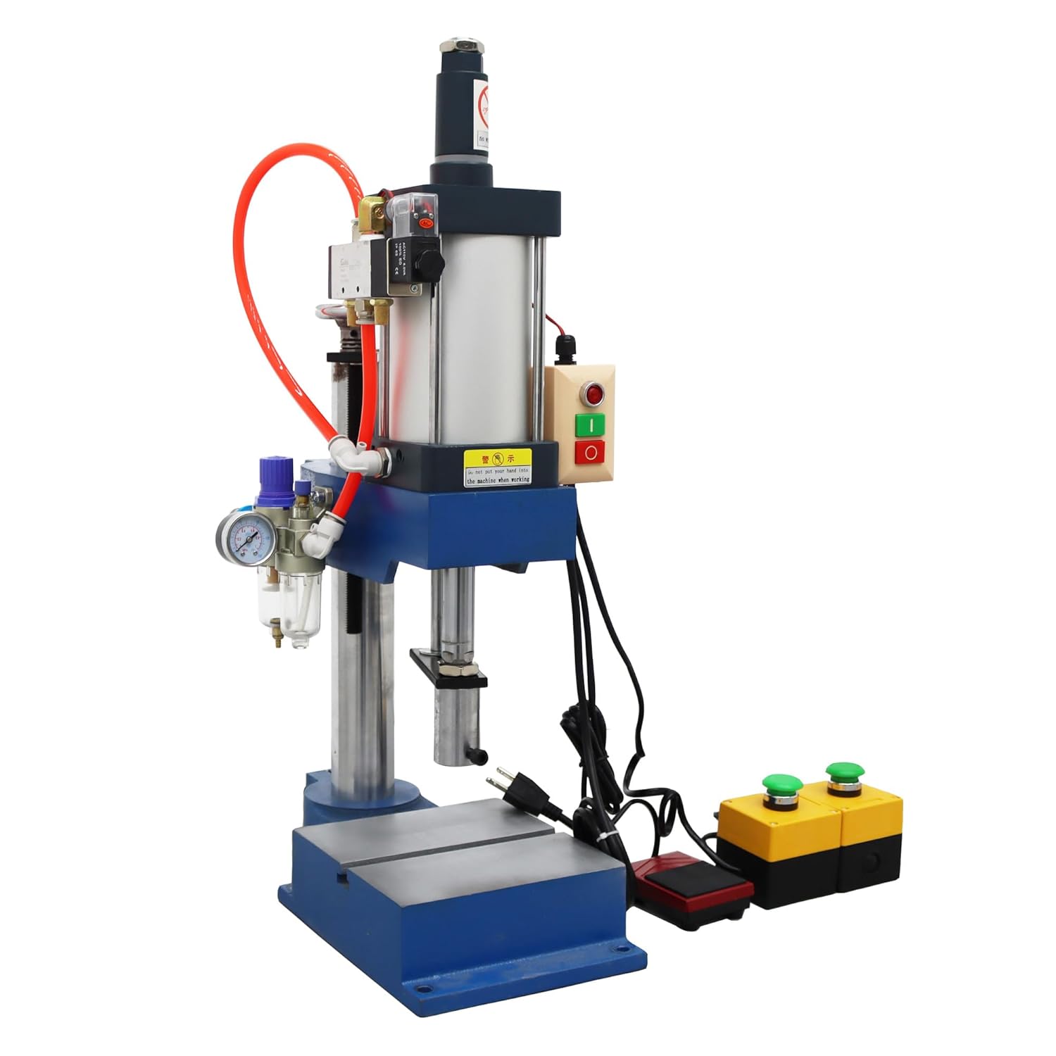 Amazon.com: HQHAOTWU Pneumatic Punch Press Machine Cylinder Stroke ...