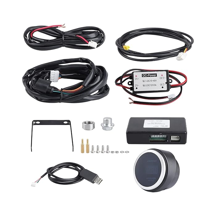 Buy XIAO YANG 12V Wideband Air/Fuel Ratio AFR Gauge Kit 2-1/16" Fit For ...