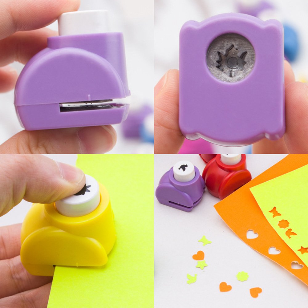 Snapklik.com : 10 Pcs Paper Punch Handmade Hole Puncher Paper Craft ...