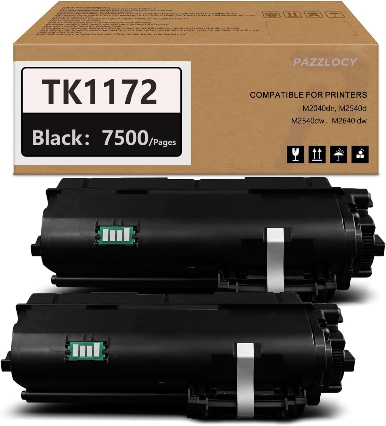 Amazon.com: MEGOFFICE Compatible Toner Cartridge Replacement for KYOCERA TK-1172 TK1172 Toner ...
