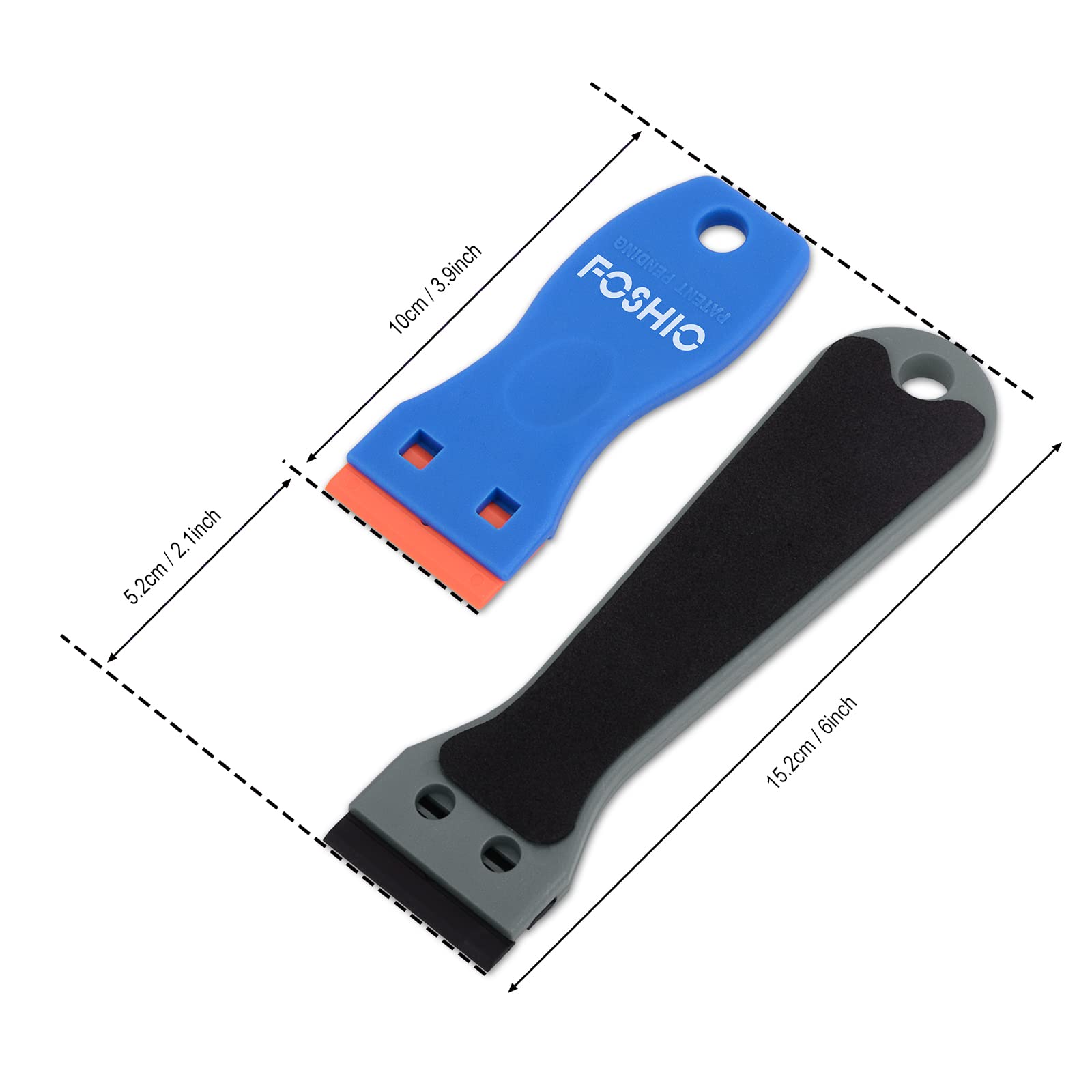 Snapklik.com : FOSHIO 6 Inch Plastic Scraper
