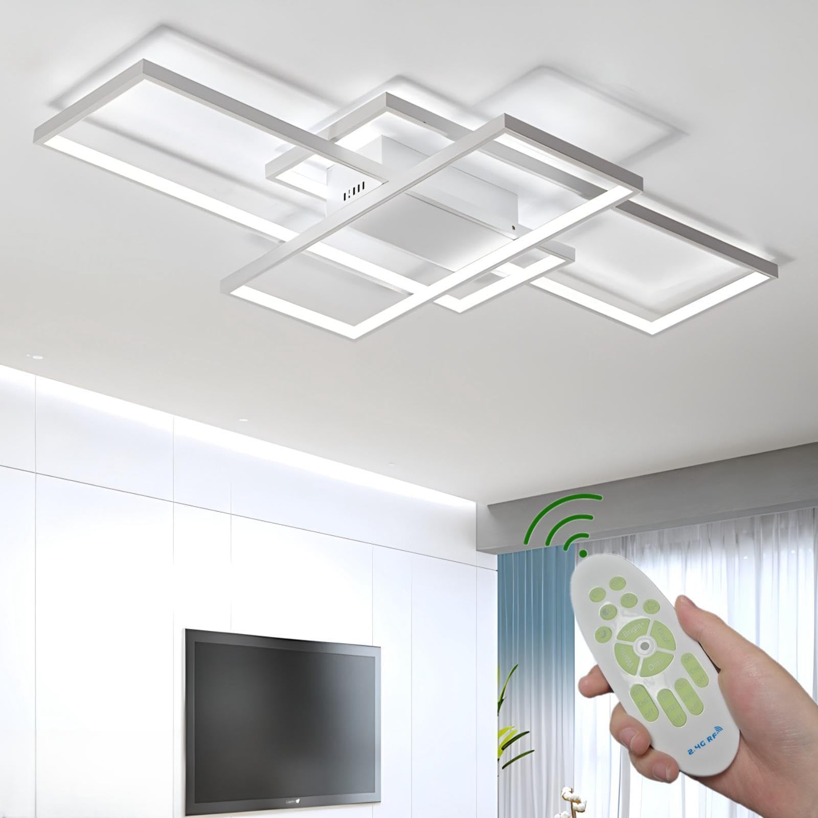 Deevin Plafoniera Led Soffitto, 59w Lampada Da Soffitto Moderna ...