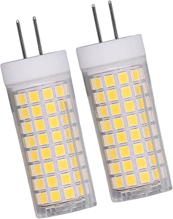 Gavigain 2PCS G8 LED Bulb,10W Dimmable LED Corn Bulb AC100‑120V Ceramic ...