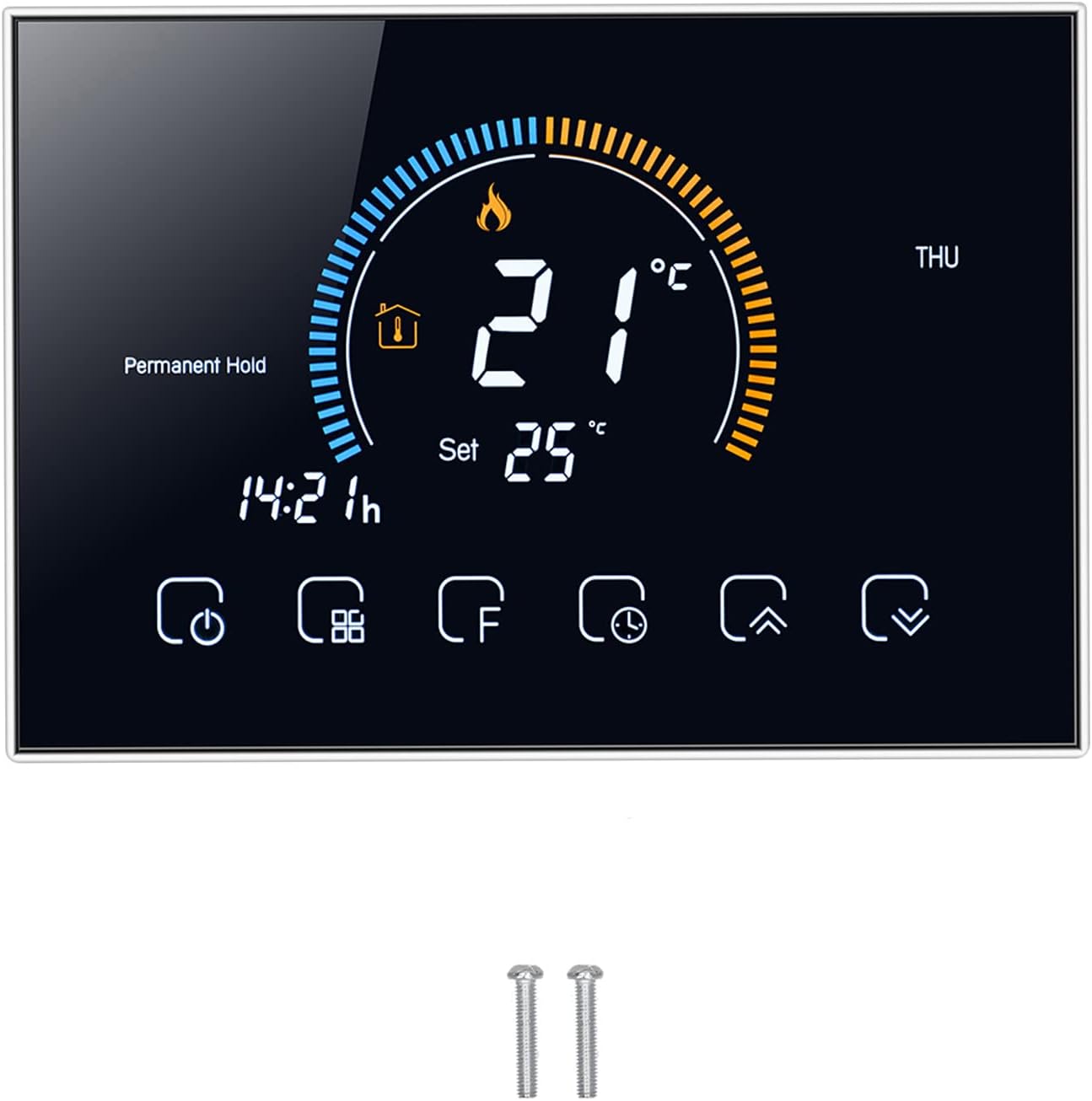 Amazon.com: VTOSEN Household Smart Thermostat with LCD Blacklight ...