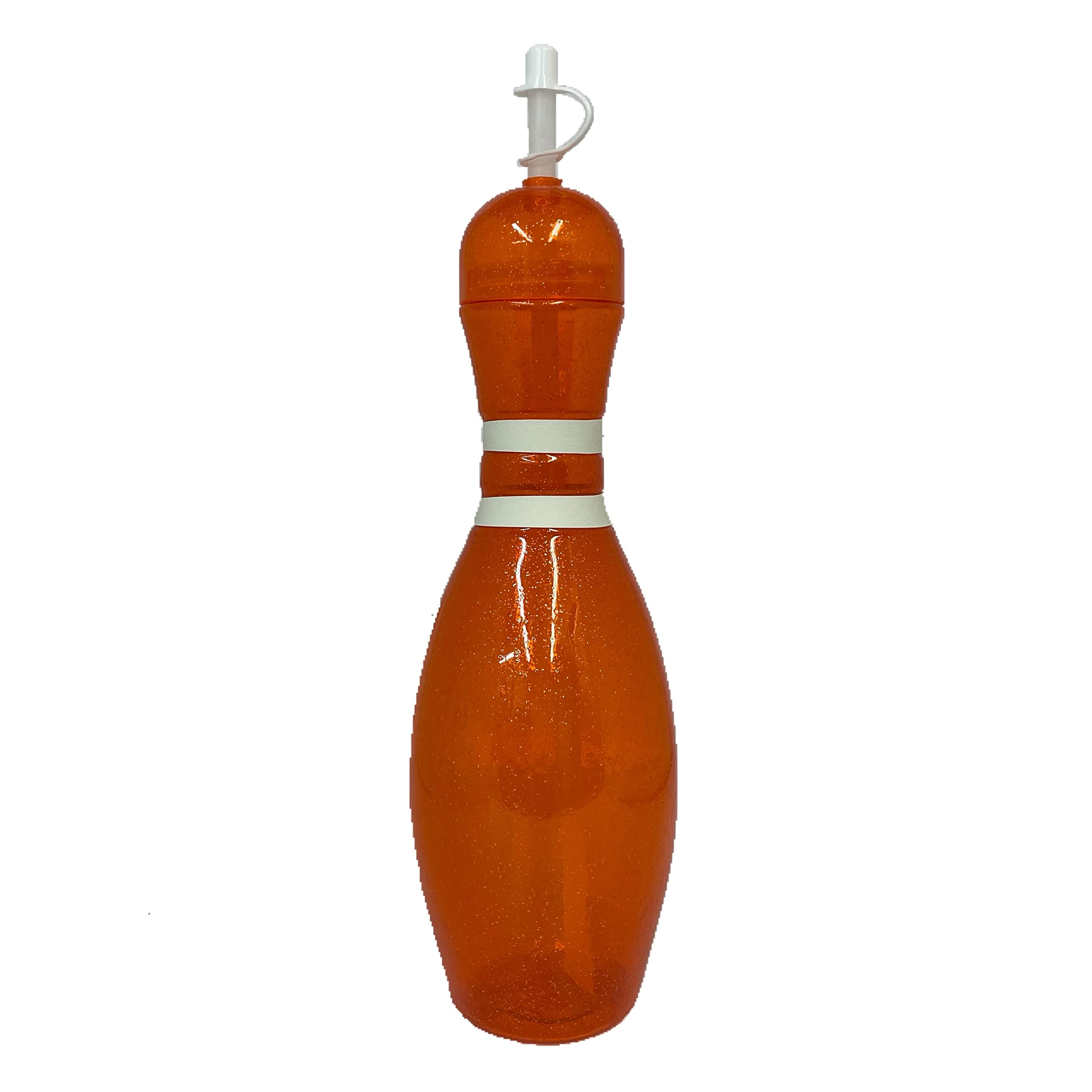 Amazon.com: Large Bowling Pin Water Bottle - 32 ounce (Orange) : Sports ...