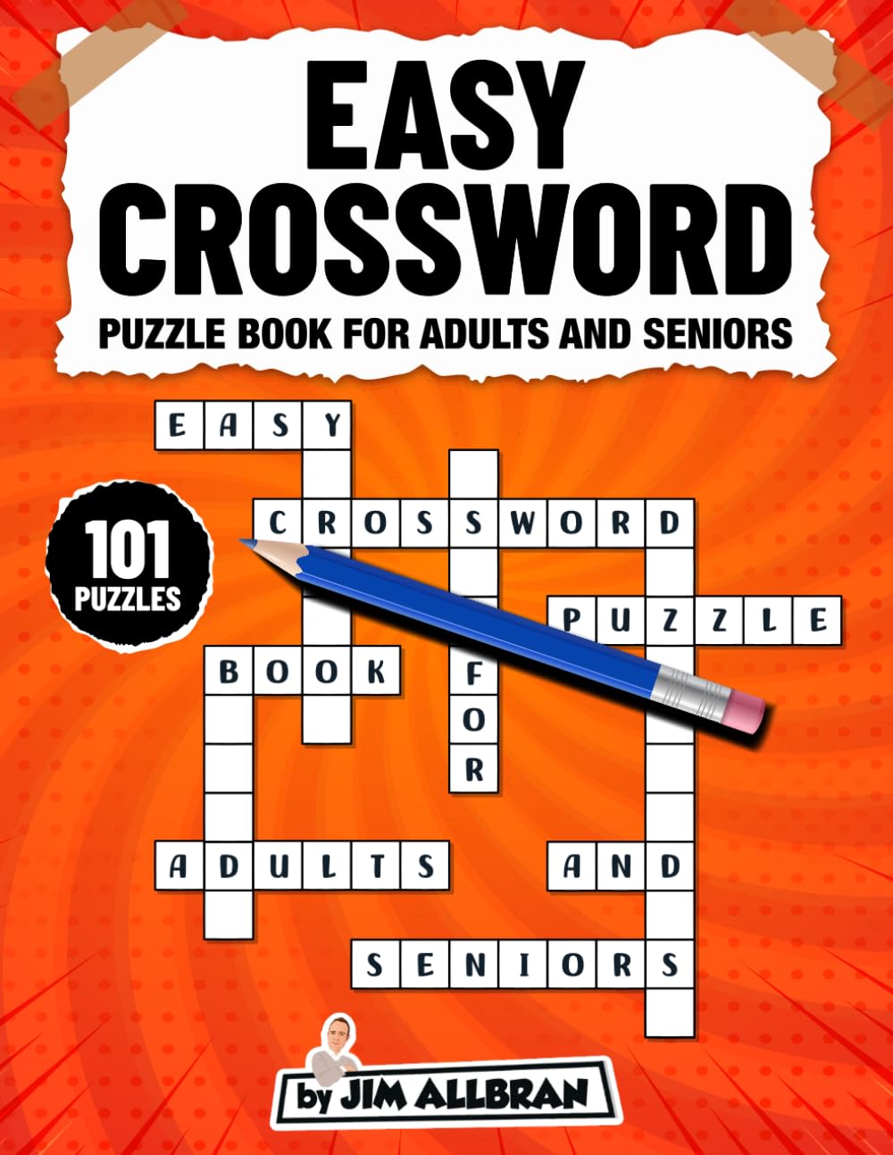 Easy Crossword Puzzle Book for Adults and Seniors: 101 Enjoyable ...