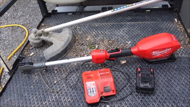 Watch Milwaukee Battery Powered String Trimmer Review! on Amazon Live