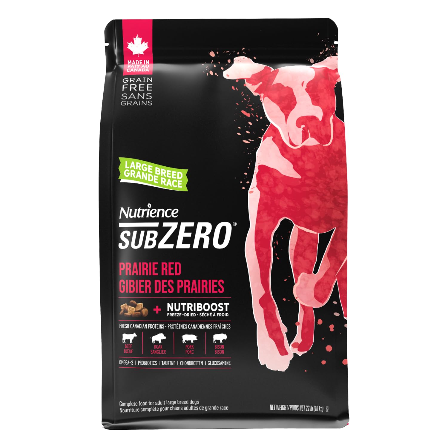 Nutrience Grain Free Subzero Large Breed Dog Food, Prairie Red Formula ...