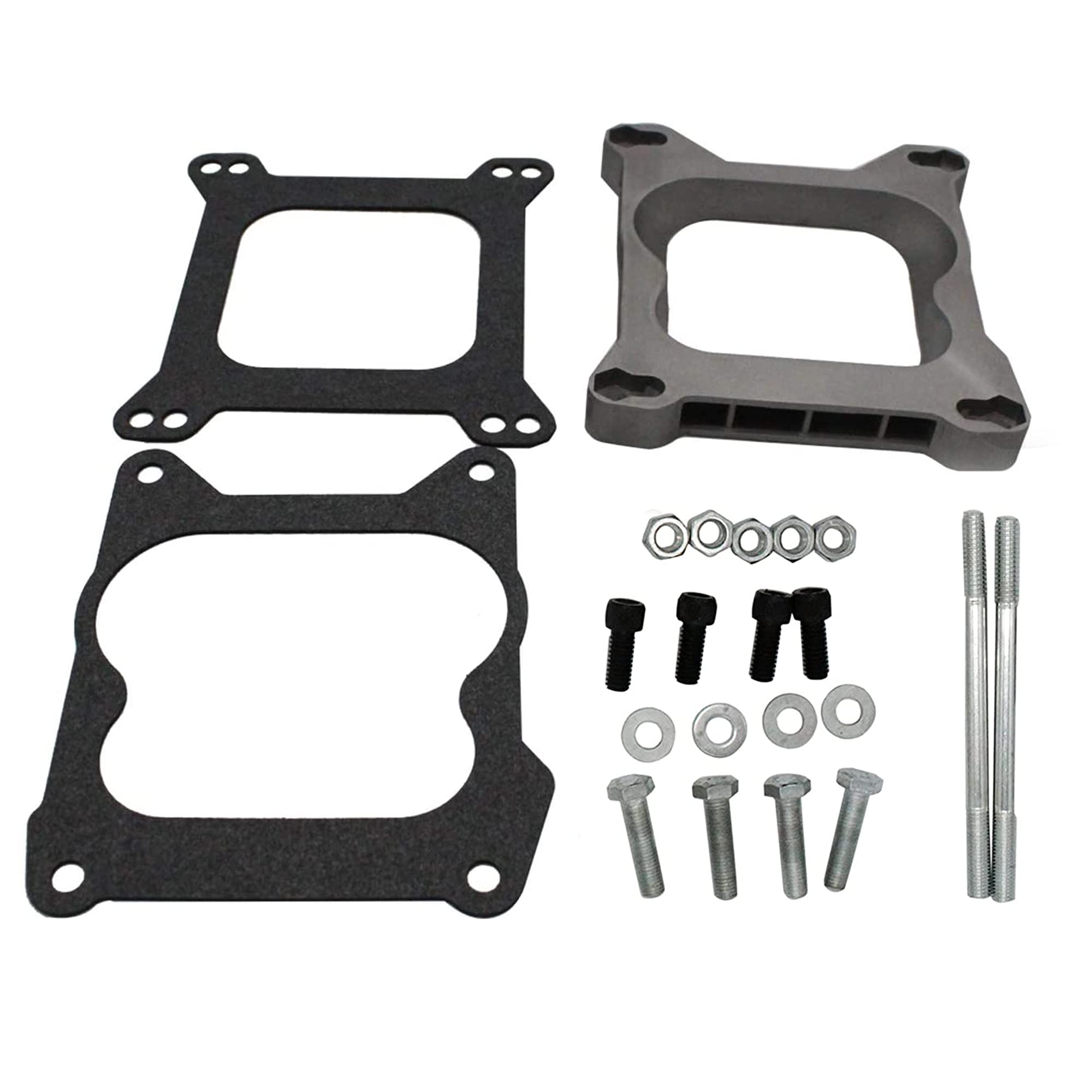 Snapklik.com : 3/4" Open Carb Carburetor Adapter 4bbl Quadrajet ...