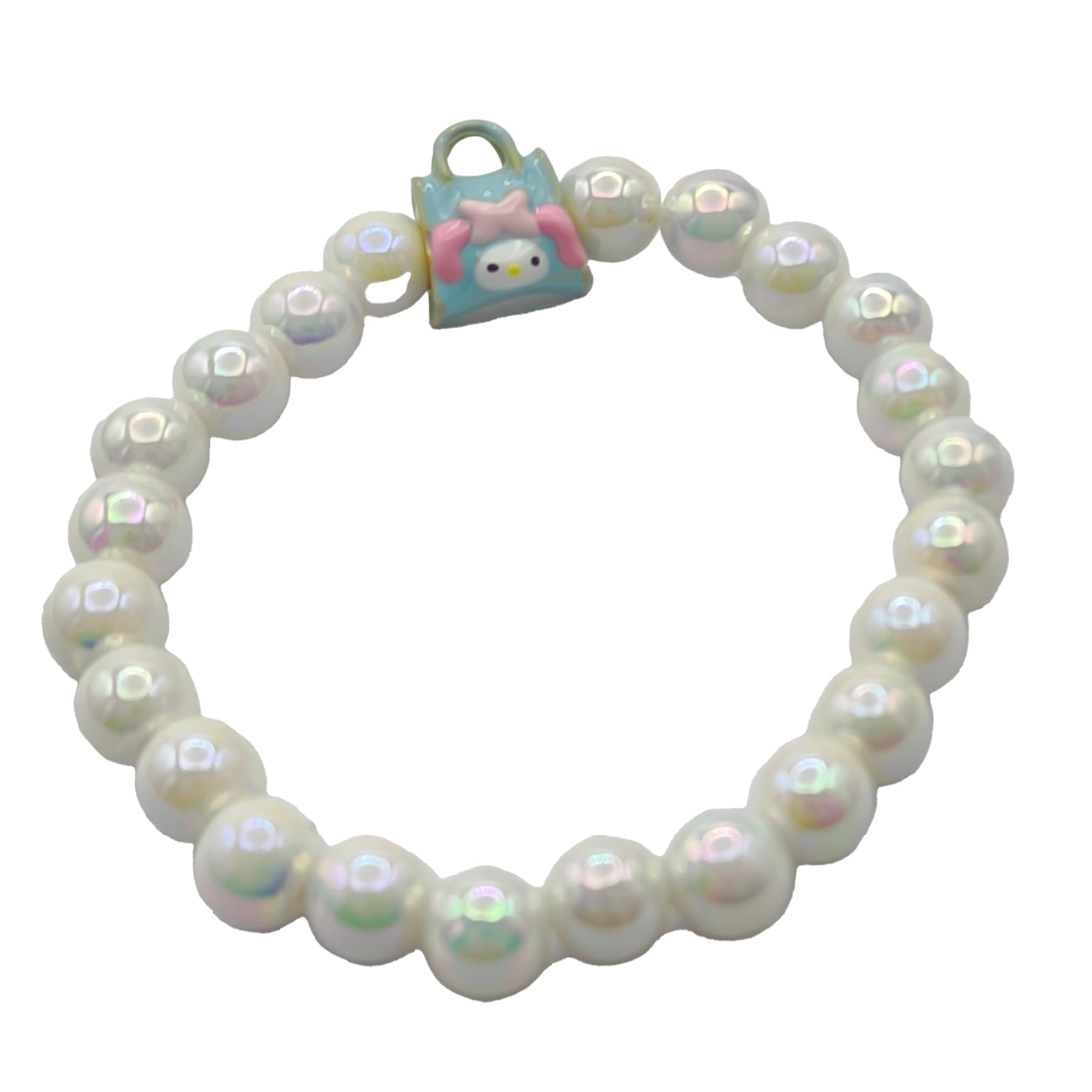 Amazon.com: YQAUCES Kawaii Bracelets Pearl Beaded Bracelet Cute Cartoon ...