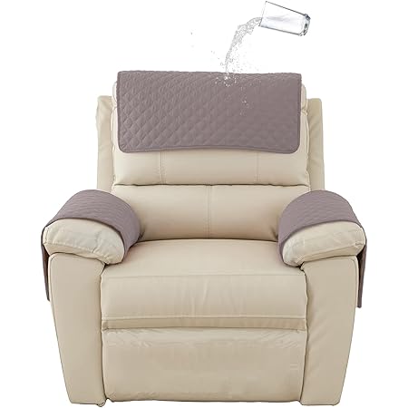 GYHH Sofa Armrest Cover, Headrest Cover for Recliner Chair Arm Cover ...