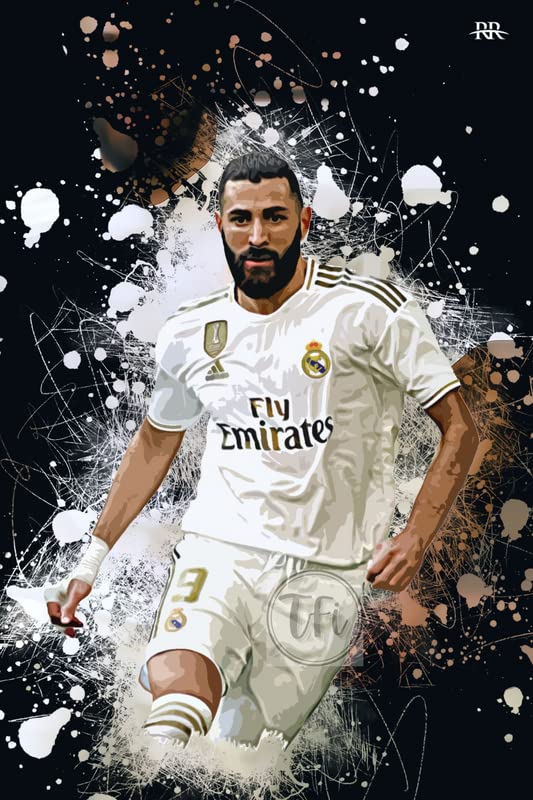 Karim Benzema Posters, Karim Benzema Posters for Room, Unframed, with ...