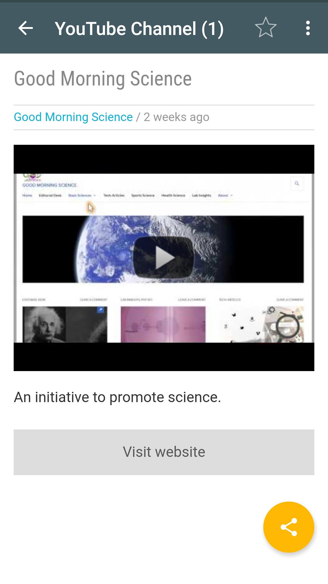 Good Morning Science | Bridging Science & Society - App on Amazon Appstore