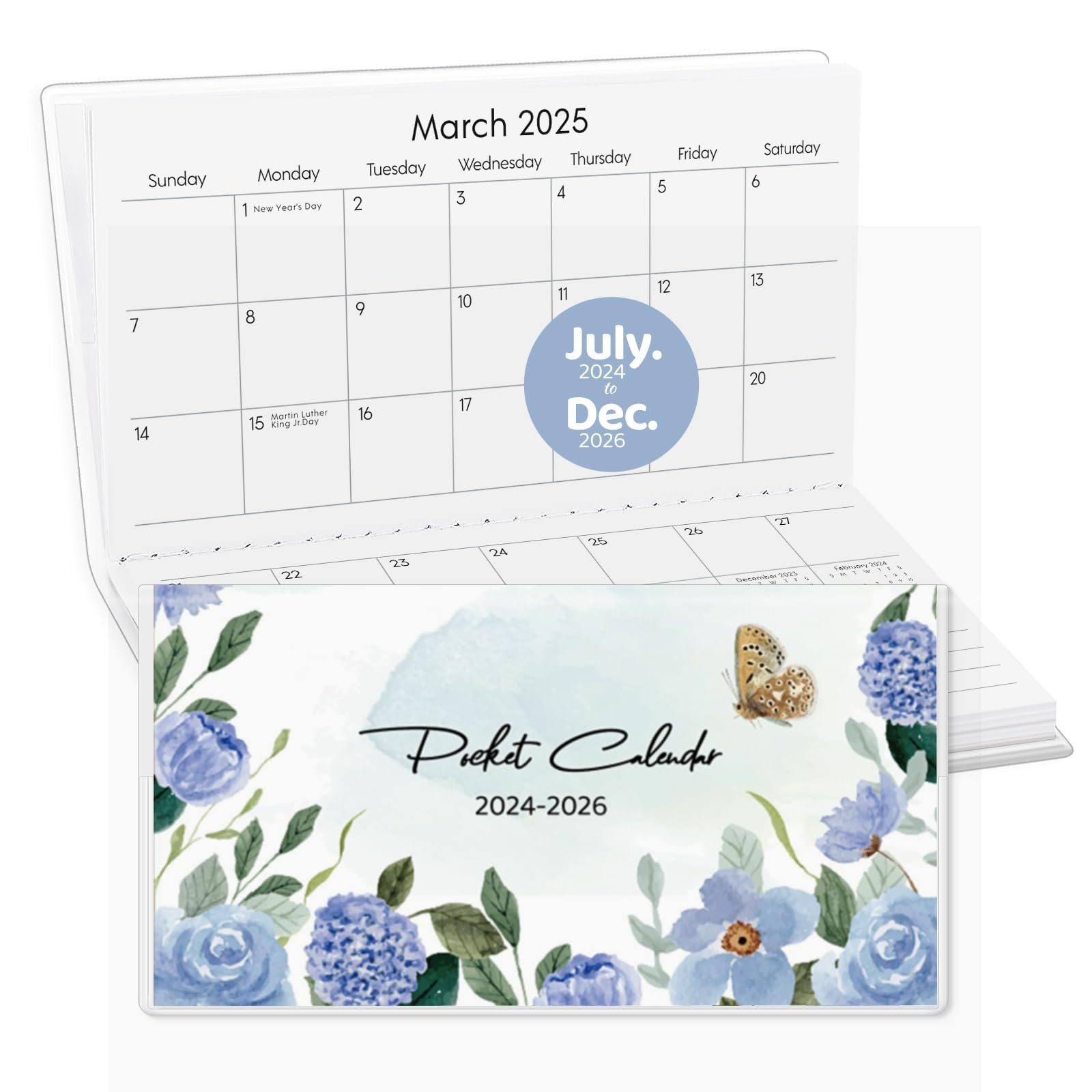 Snapklik.com : Zuozee Pocket Calendar 2025-2026, Small Pocket Planner ...