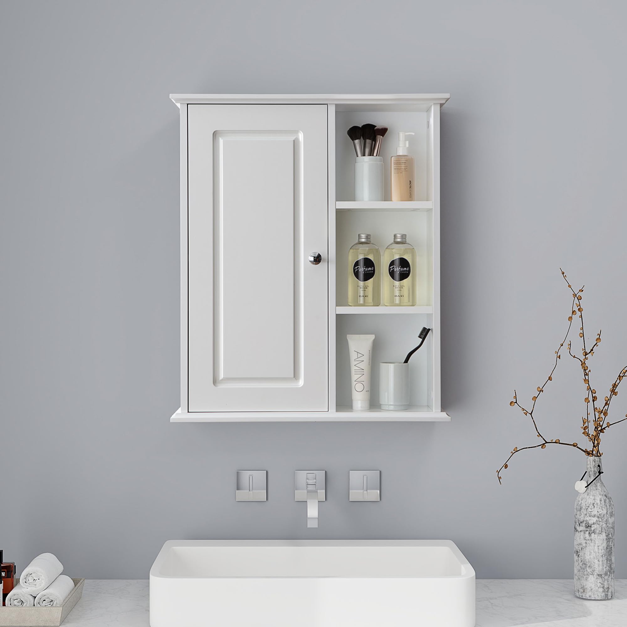 Wall Mount Bathroom Cabinet Trendzy Home Bathroom Cabinet With Mirror