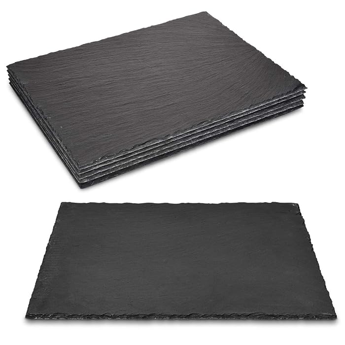 Black Slate Serving Plates at Tracy Macias blog