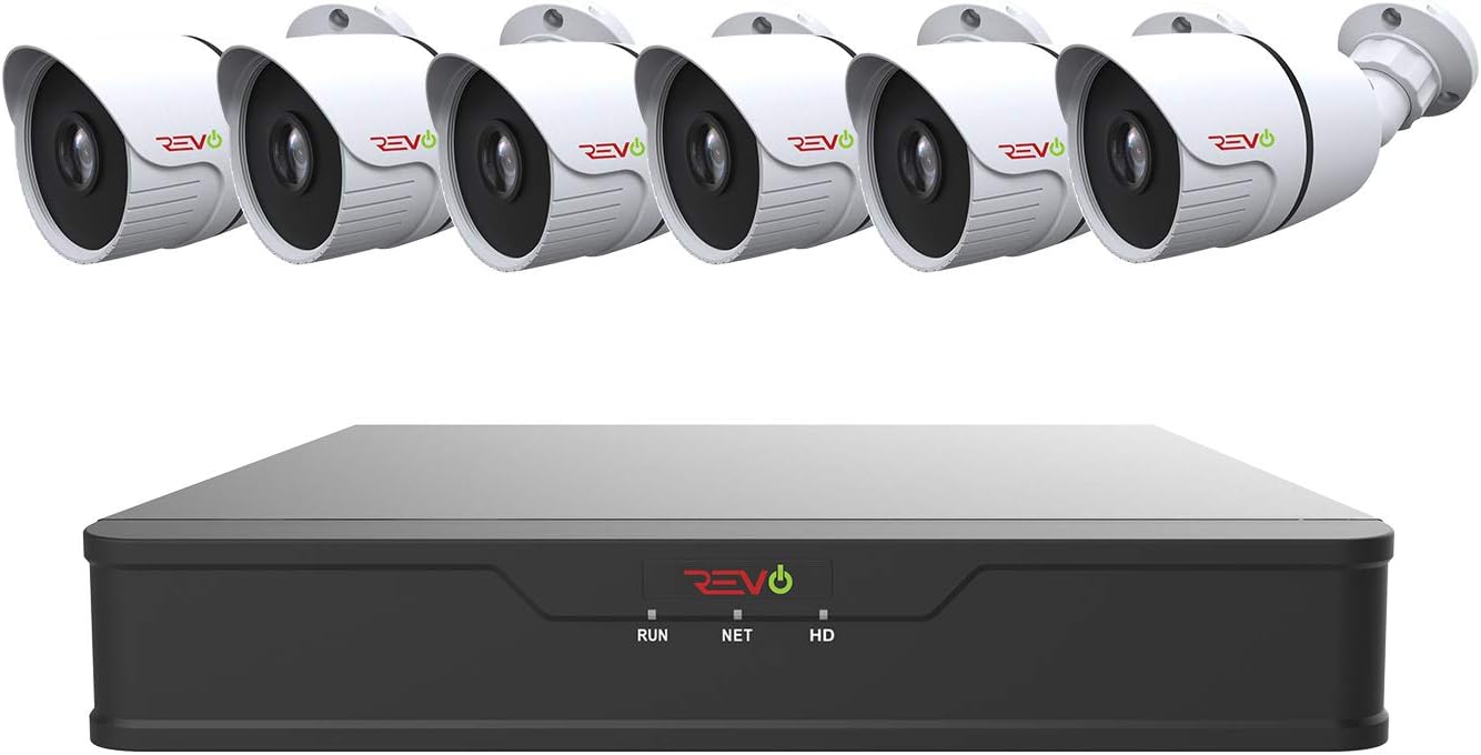 Amazon.com : REVO America Hybrid 8Ch. 2TB HDD DVR Video Security System ...