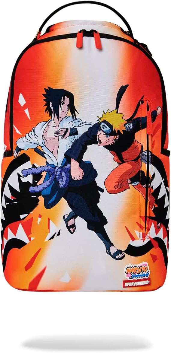 Amazon.com | SPRAYGROUND NARUTO VS SASUKE SHATTER DLXSR BACKPACK ...