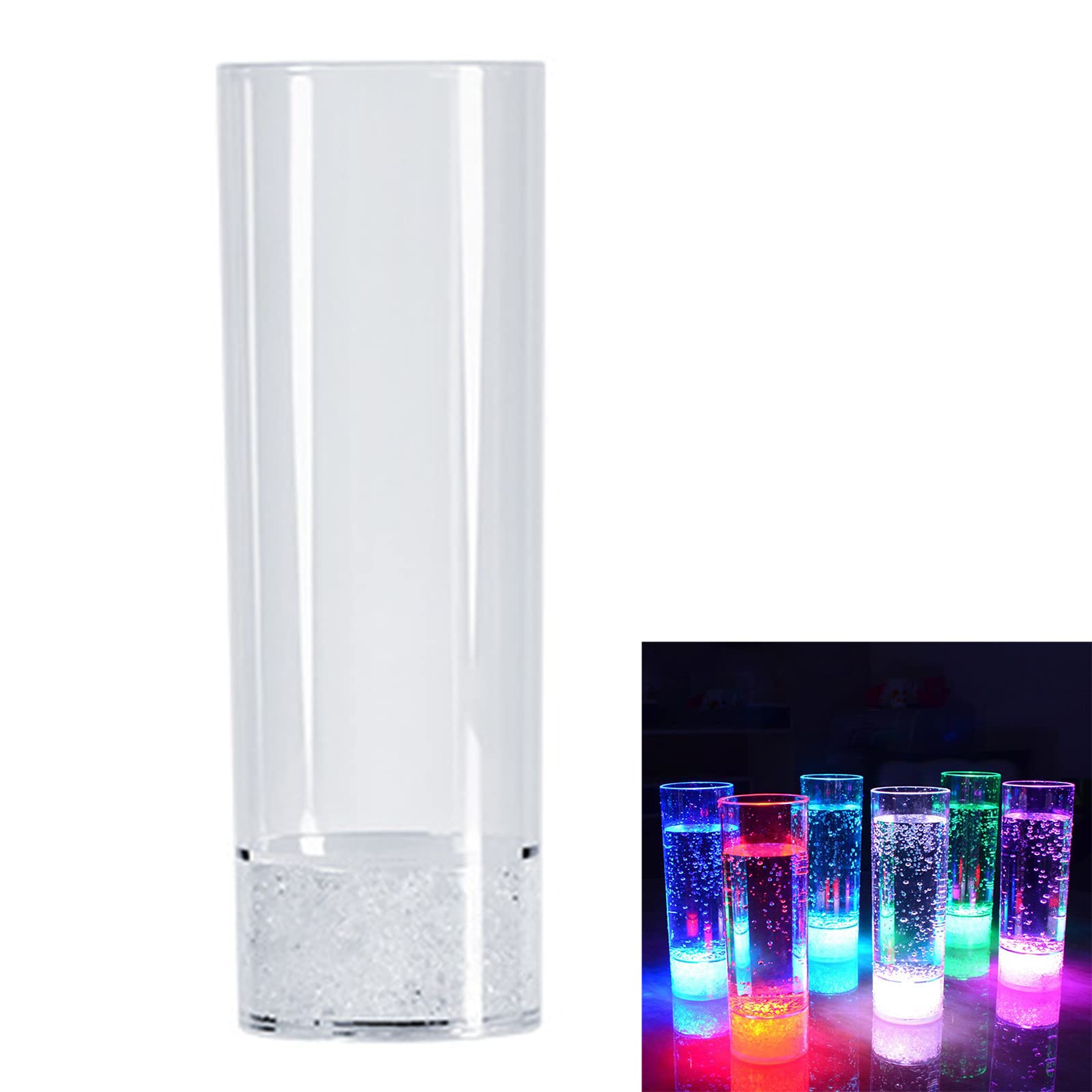Amazon.com: GAOSHA Drinking Cups Creative Led Light Up Cups Automatic ...