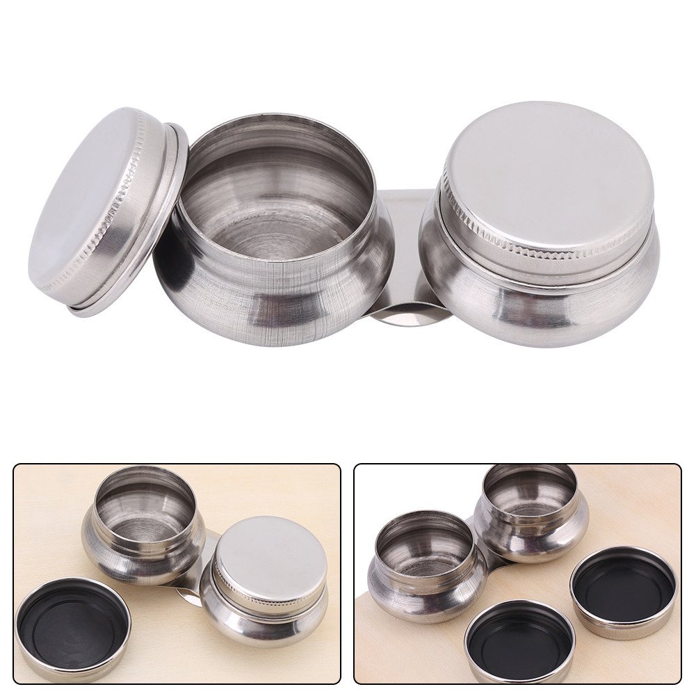 Turpentine Oil Medicinal Stainless Steel Double Palette Cup - Clip-On ...