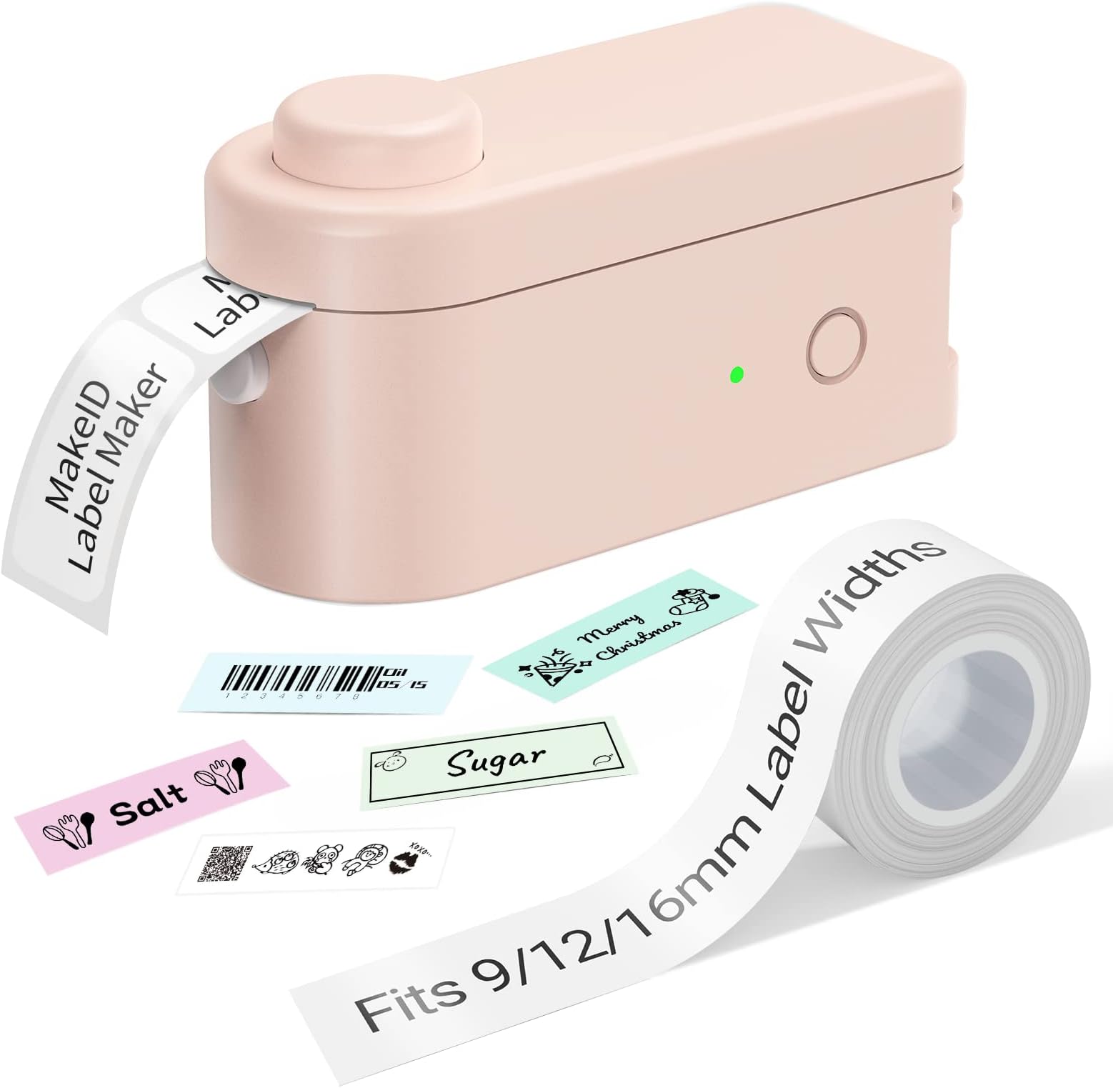 Amazon.com : Makeid Label Maker Machine with 4 Continuous Tapes ...